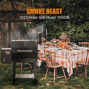 Z GRILLS 2023 Pellet Grill with PID 2.0 Control, Extra-large Cooking Area and Meat Probes for Outdoor BBQ, SMOKE BEAST 10502B