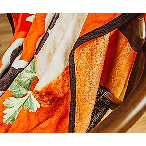 POPCULT The Original Nissin Top Ramen Chicken Flavor Microplush Throw Blanket