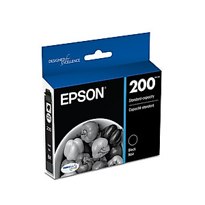 EPSON T200 DURABrite Ultra Ink Standard Capacity Black Cartridge (T200120-S) for select Epson Expression and WorkForce Printers