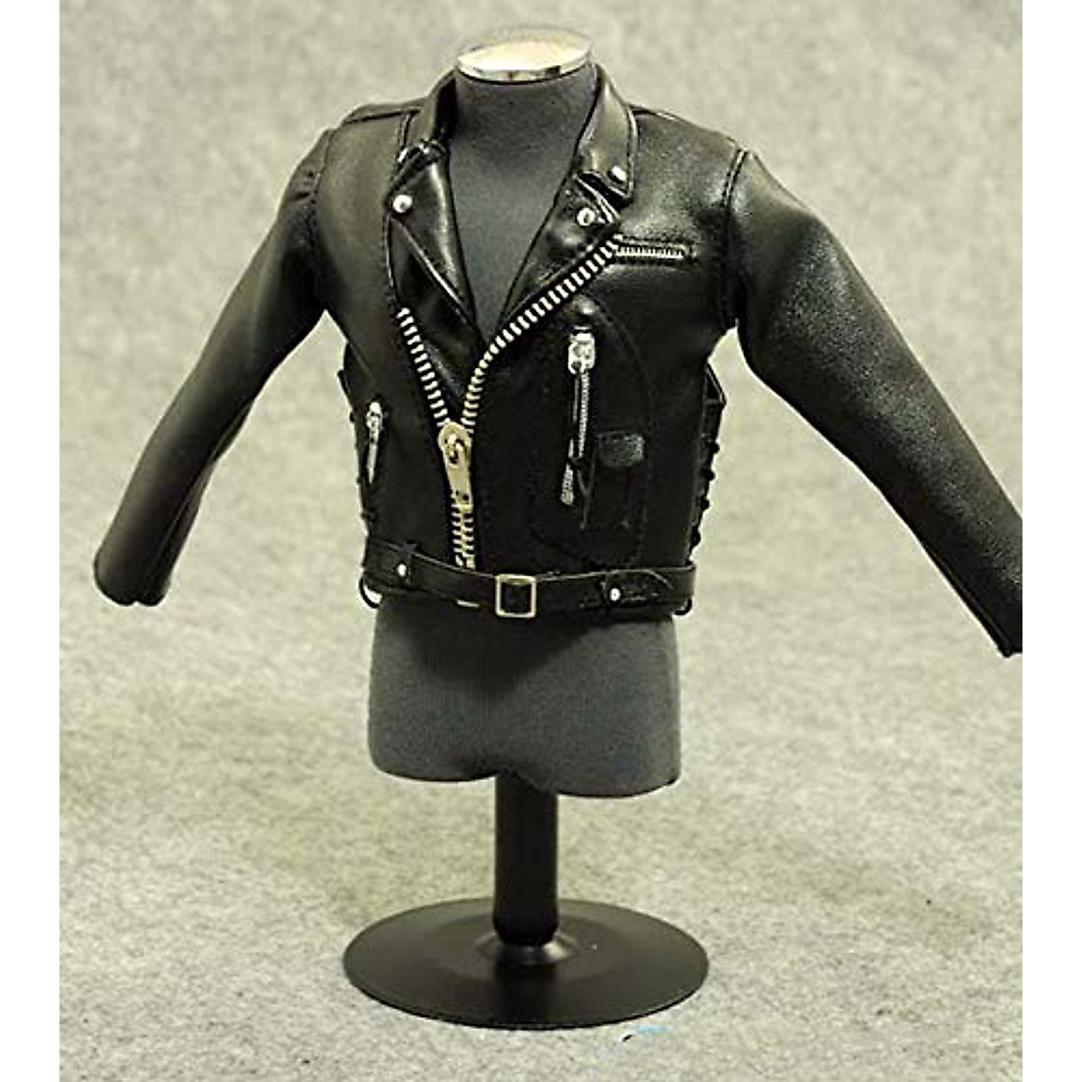 HiPlay 1/6 Scale Male Figure Doll Clothes, Handmade Imitation Leather Biker Costume, Combat Style Outfit for 12 inch Action FigureDC050