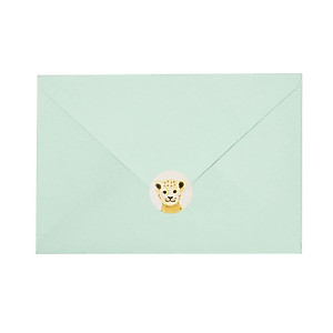 Pipilo Press Safari Baby Shower Thank You Cards with Envelopes, Seal Stickers (4x6 In, 48 Pack)