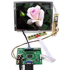 VSDISPLAY 8.4" 8.4 inch IPS LCD Screen AA084VC03 640X480 Display with VGA LCD Controller Board