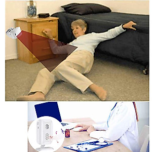 Motion Sensor Door Bells Chimes for Business, Bed and fall sensing,Door Buzzer, Commercial Wireless Security Storefront Bell, Body Motion Sensor Alarm with Remote