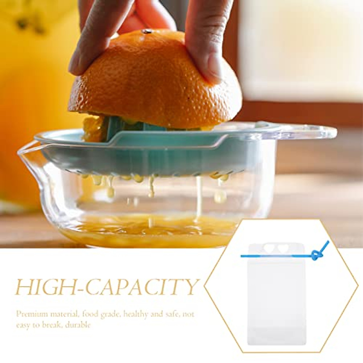 UPKOCH Clear Drink Pouches Bags Smoothie Bags Reclosable Zipper Heavy Duty Hand- held Translucent Stand- up Plastic Pouches Bags Drinking Bags Bottom Gusset with 100pcs Straws