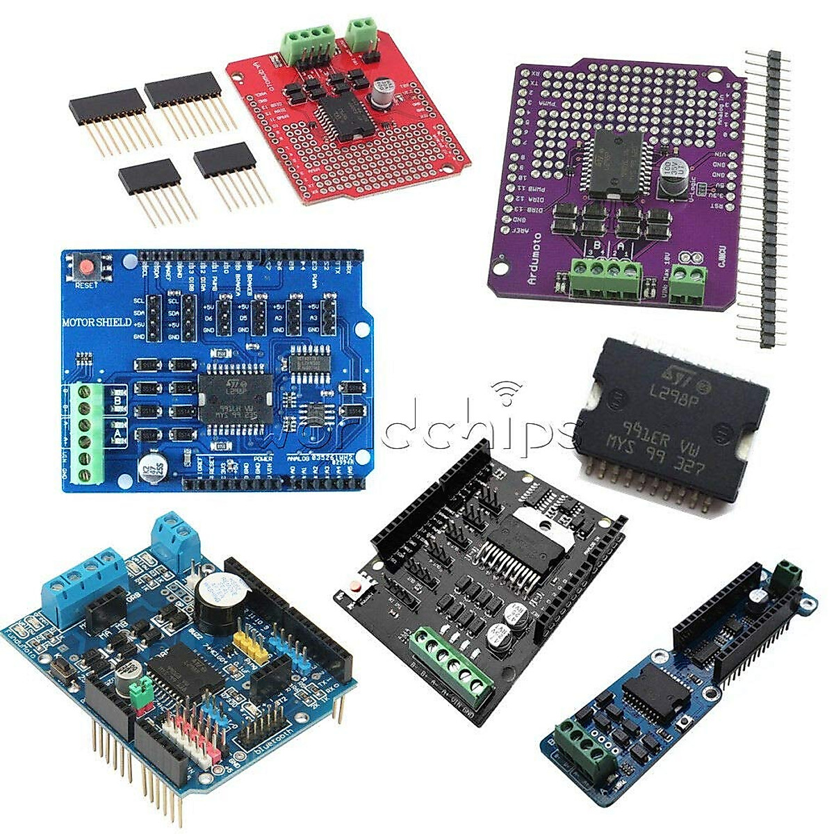 Electronic Components L298NH L298P 2A Dual Channel H-Bridge Motor Driver Shield for Arduino UNO 2560 - (Select:L298P SOP)