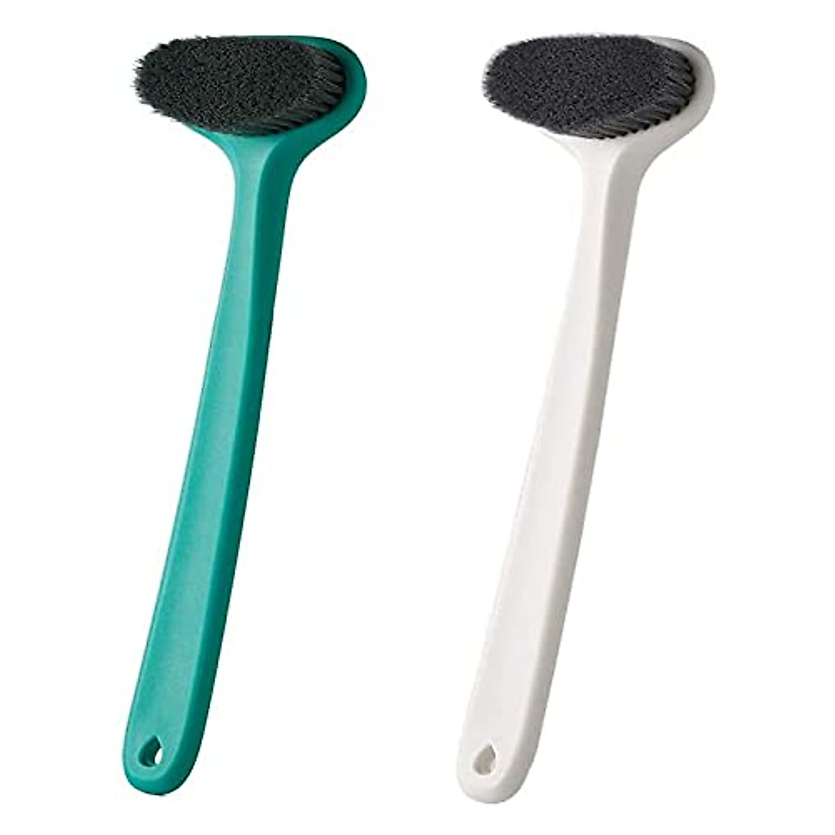 ZCX Body Brushes 2pcs Exfoliating Back Scrubber Shower Brush Bath Body Brush Long Handled Soft Brush Body Brushes