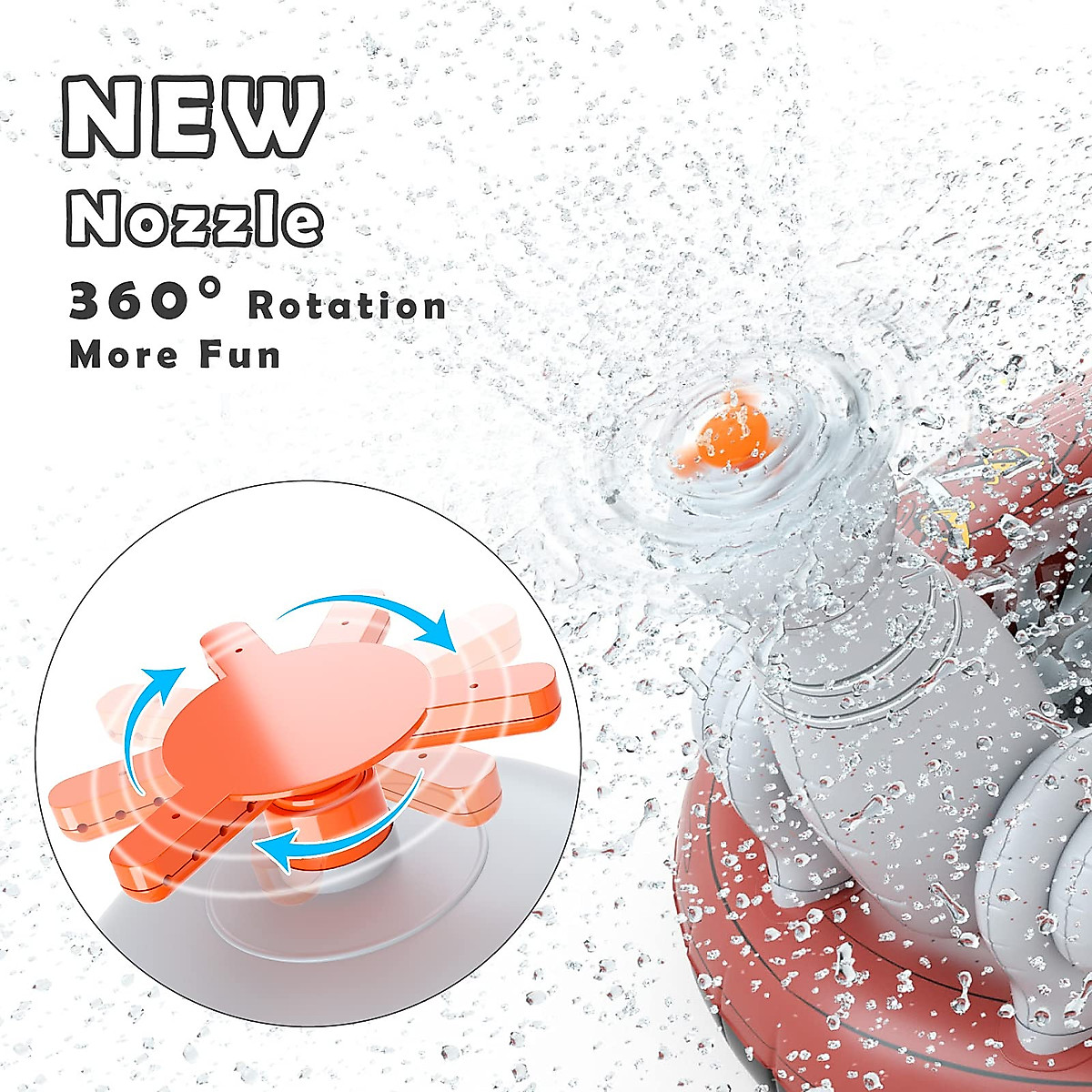 Jasonwell Inflatable Kiddie Pool Sprinkler - Splash Pad for Kids Toddler Pool Outside Children Ball Pit Pirate Ship Baby Pool Swimming Wading Pool Summer Outdoor Water Toys for Boys Girls Dogs