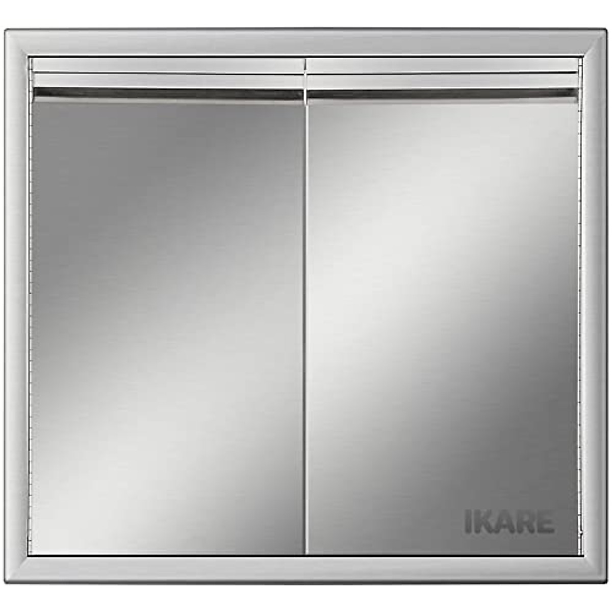 IKARE BBQ Outdoor Kitchen Doors 26 x 24 Inch, Grill Door Stainless Steel Doors, Double Door Access Door for Outdoor Kitchen Island(26 x 24 Inch)