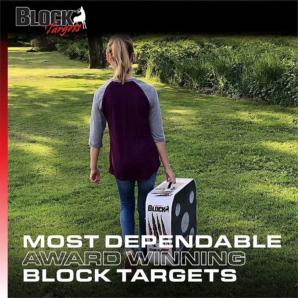 Field Logic Youth Block GenZ Open Target Multi-Color, 16 Inch