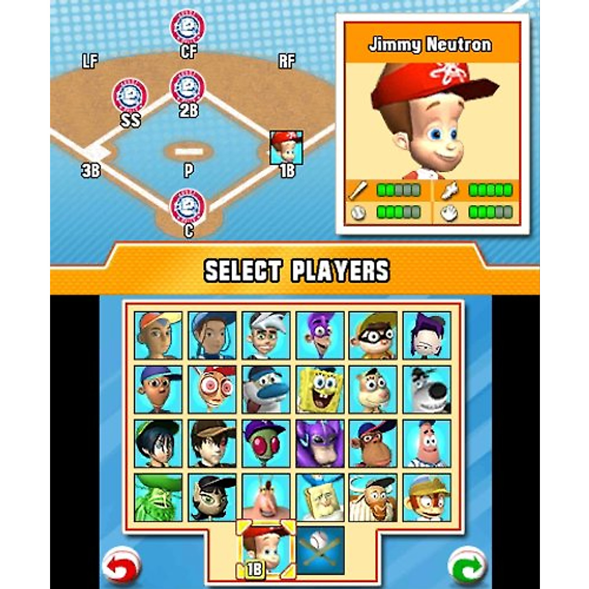 Nicktoons MLB 3D - Nintendo 3DS