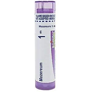 Boiron Mezereum 1M for Sinus Pain or Oozing, Crusty Skin Rash - 80 Pellets