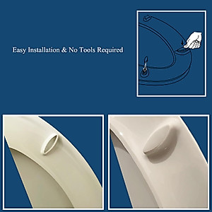 8pcs Toilet Seat Bumper Service Replacement Kit Compatible with Kohler 1133070 1236365