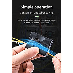 Two Pieces per Pack Mid Span Cable Slitter 4 Precision Slitting Grooves For Cable 1.5-3.3mm Alloy Forging Sharp Blade Easy Operation to Open Fiber Jackets and Loose Buffer Tubes