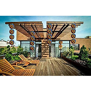 Bird Reflective Devices,Scare Bird Away - Wind-Driven Bird Away Device Birds Scare Discs for Home Garden Double-Sided Bird Scare Control Devices,Keep All Birds Away