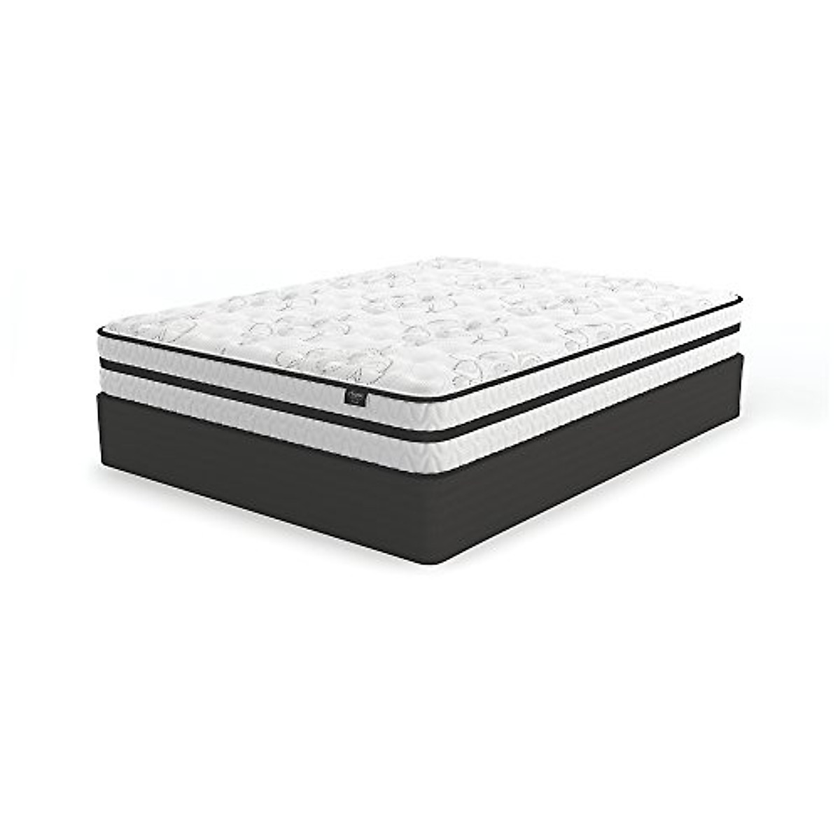 Signature Design by Ashley Chime 10 Inch Medium Firm Hybrid Mattress, CertiPUR-US Certified Foam, Full