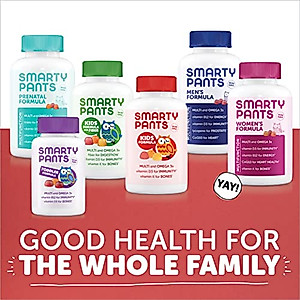 SmartyPants Baby Multi&DHA Supplement:Liquid Multivitamin with Vitamin D3, C,Vitamin B6,Biotin,Choline & Lutein, for Infants 6-24 Months,Gluten Free,Natural Fruit Flavor,30 Servings(Package May Vary)