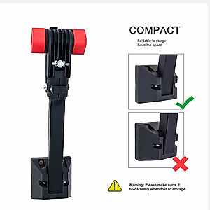 teraysun Bike Repair Stand Wall Mount Foldable Heavy Duty Bike Repair Workstand，Rugged and Stable Bike Repair Rack