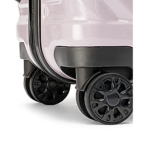 Karl Lagerfeld Paris Women's Suitcase Spinner Wheels Hardside, Lilac, One Size