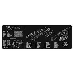 TekMat SKS Gun Cleaning Mat, black, one size (TEK-R36-SKS)