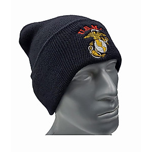 Marines Marine Corps EGA Cuffed Beanie Hat Cap WCAP030 c