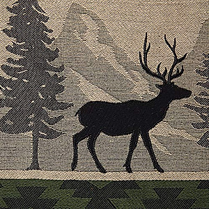 DII Woodlands Collection Dishtowel Set, 18x28, in The Woods, 3 Piece