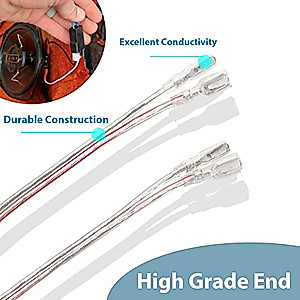 NuIth 72-4500 Car Speaker Wire Harness Connector Adapter Compatible with GM Chevrolet GMC Sierra Suburan Yukon Impala S10 Corvette Camaro Sonoma Aftermarket Front Rear Door Speaker Harness Plug 4 PCS