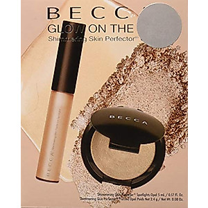 Becca 2 Piece Opal Glow On The Go Shimmering Skin Perfector Set, 1.2 Ounce