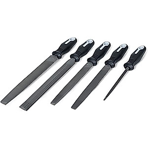 Nicholson Crescent 5 Pc General Purpose File Set with Ergonomic Handles - 22040HNNN