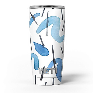 Design Skinz Watercolors Under The Scope - Skin Decal Vinyl Wrap Kit Compatible with The Yeti Rambler Cooler Tumbler Cups