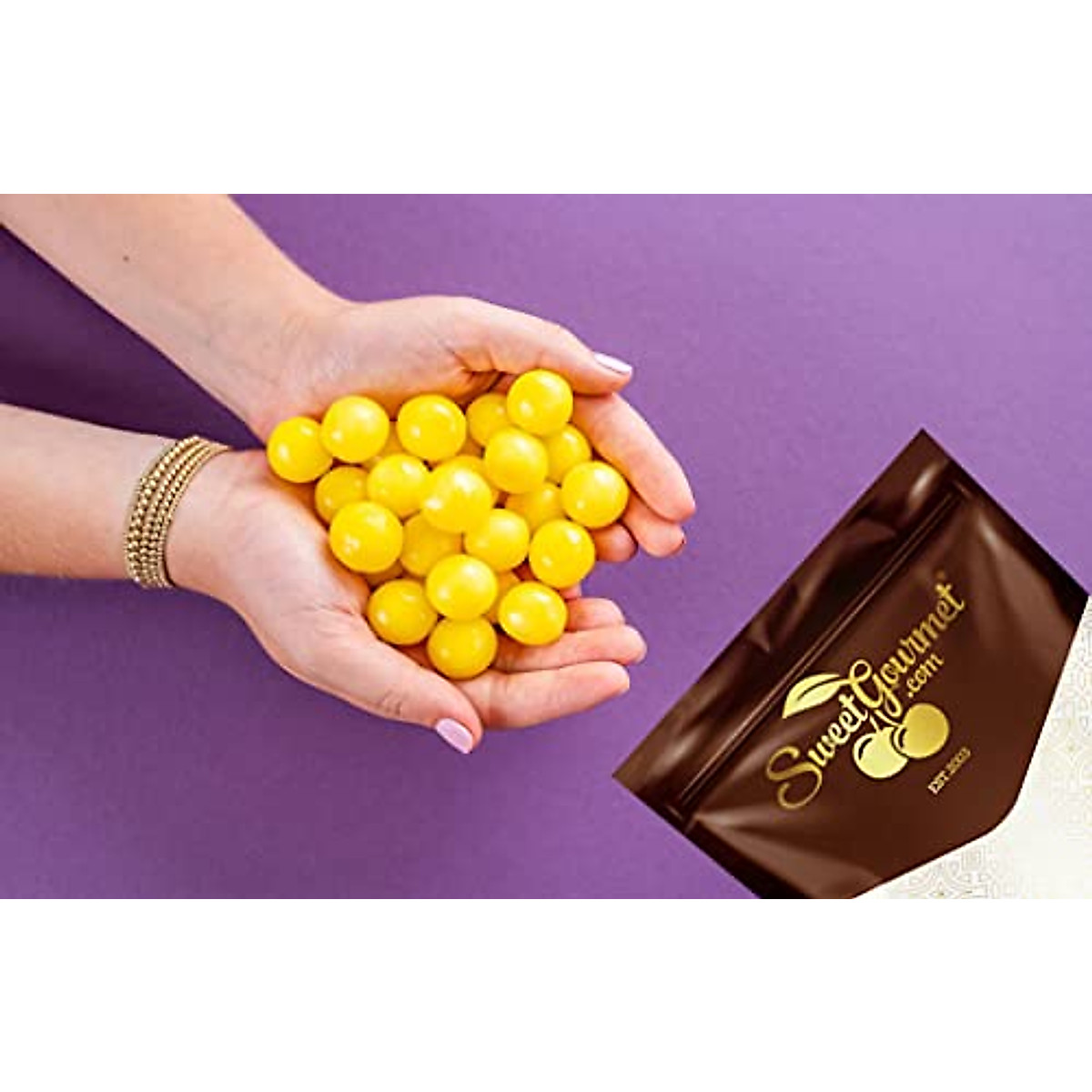 SweetGourmet Original LemonHead Candy Wrapped Bulk | 1 Pound