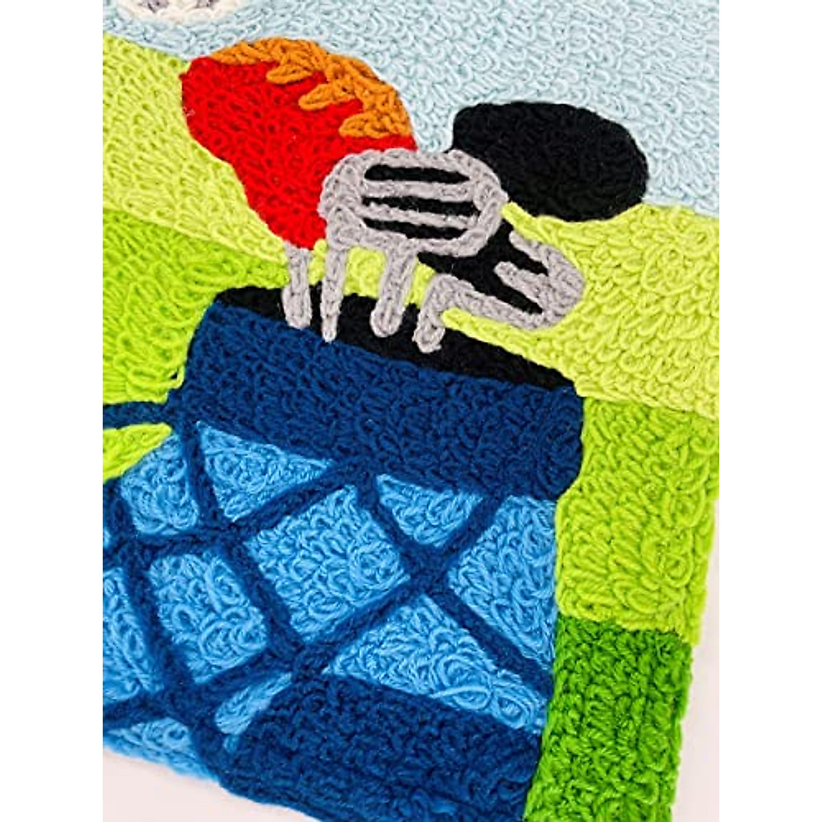 Jellybean Modern Indoor / Outdoor Mat Home Comfort Rugs 20" X 30" Rectangle Hole in One