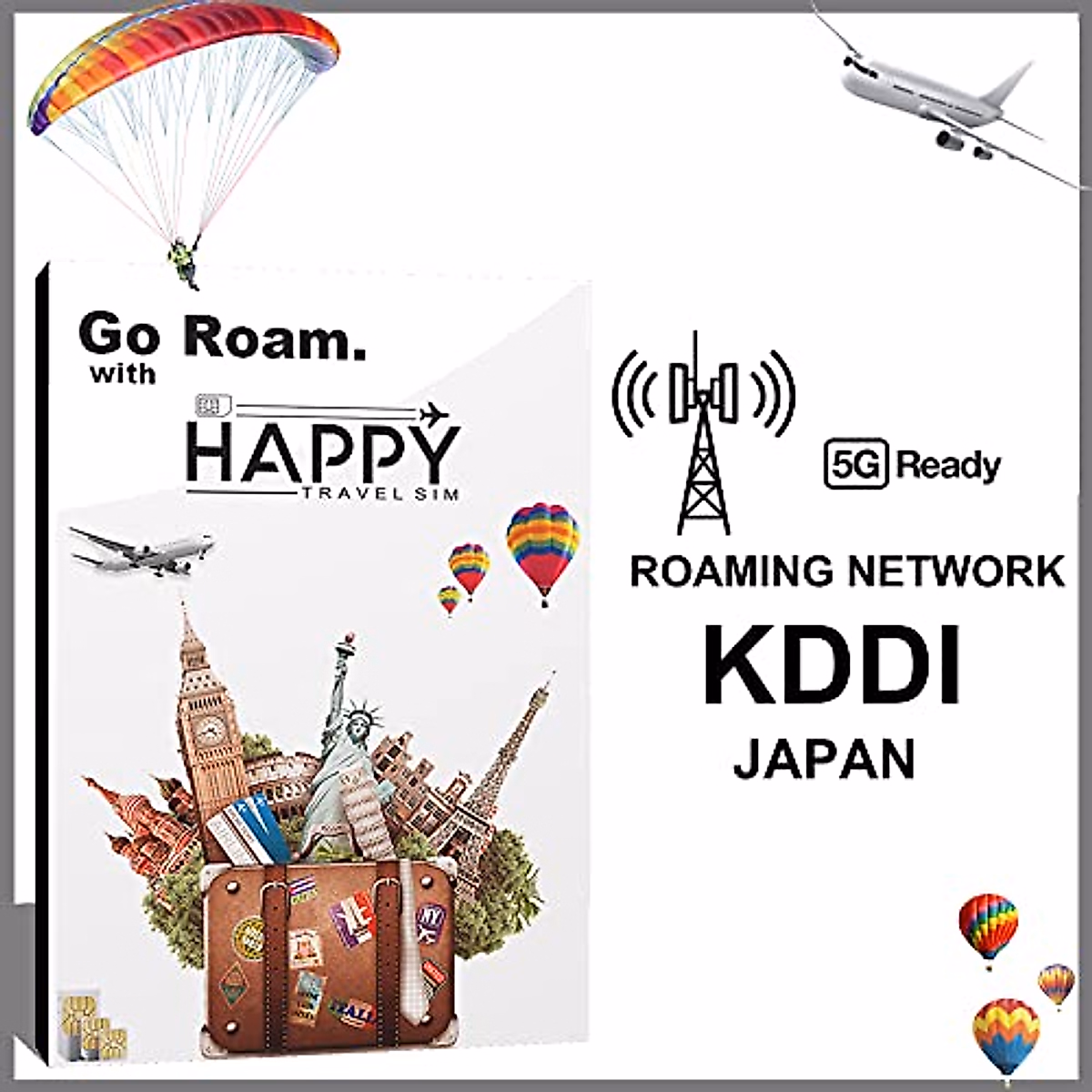 Japan SIM Card, Japan Travel Roaming SIM Card (10DAYS-20GB)