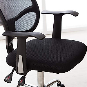 Office Chair Gaming Chair Computer Chair Executive Office Chair - High Back Office Chair with Footrest and Thick Padding - Reclining Computer Chair with Ergonomic Segmented Back, Black