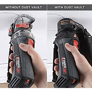 RotoZip DM10-10 Dust Vault Attachment for Spiral Saw Tools, Black