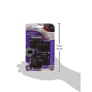 Dreambaby Foam Corner Cushions, Brown, 4 Pack