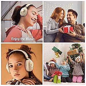 Bluetooth Headphones,Wireless Headphones LED Light Up Foldable Headset for Kids, Over Ear with Built-in Microphones, Aux Input,Fast Charging Bluetooth 5.1 for Travel,Online Class, Home Office (Yellow)