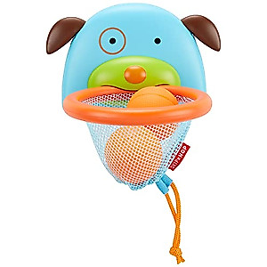 Skip Hop Baby Bath Toy Filled Bucket, Bath Toy & Bucket Gift Set, Grey