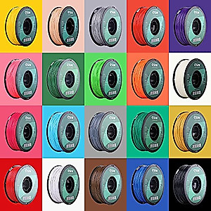 eSUN 1.75mm Gray ABS+ 3D Printer Filament 1kg Spool (2.2lbs), Gray