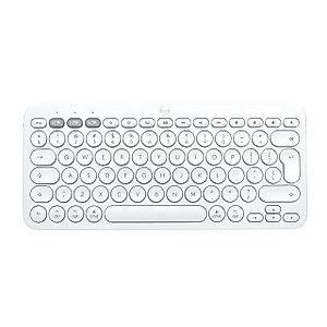 Logitech K380 Multi-Device Bluetooth Keyboard for Mac, Off White