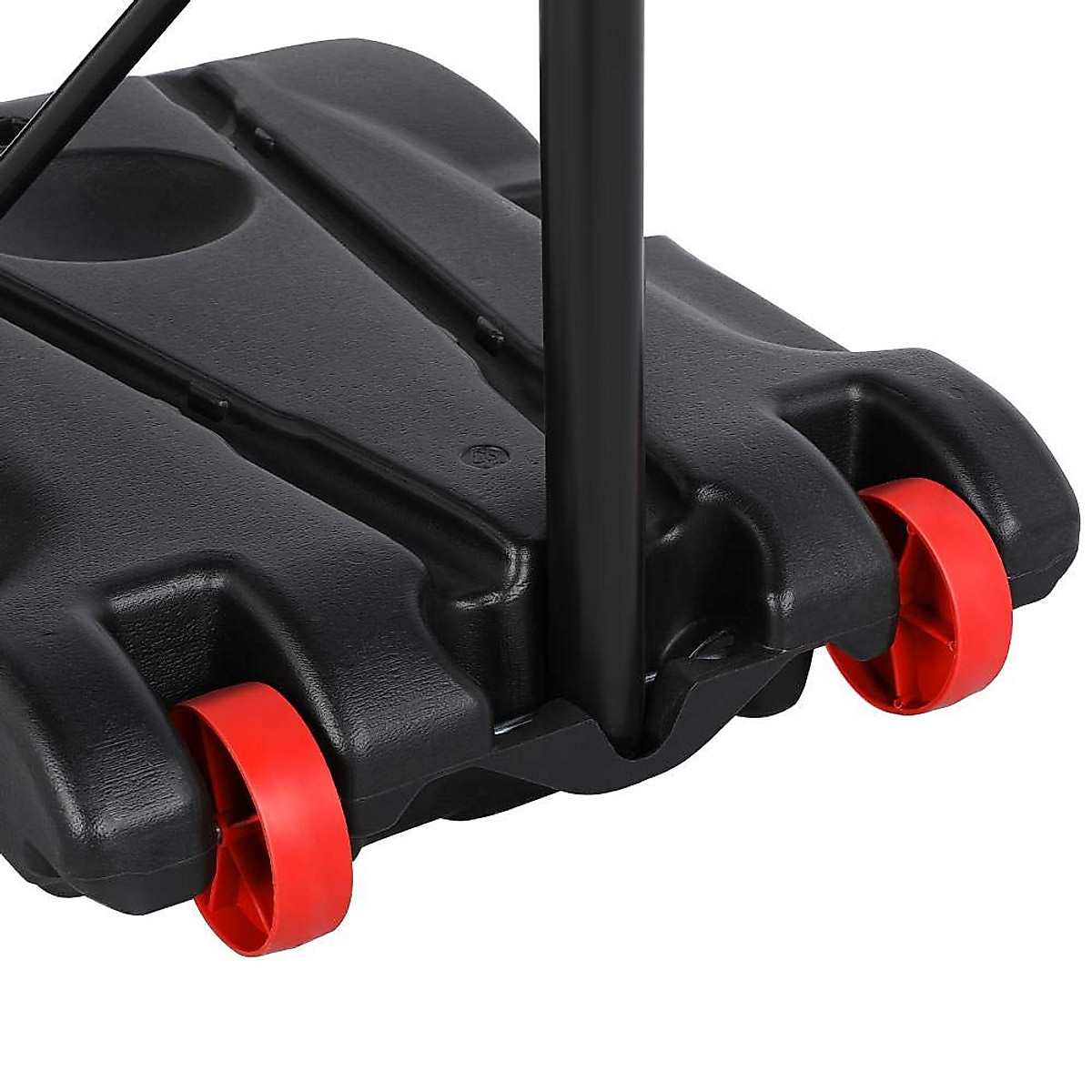 Yaheetech Portable Basketball Hoop Outdoor/Basketball Goals Indoor/Basketball Court/Adjustable Basketball Stand from 5.2 ft to7 ft with 29'' Basketball Backboard Black