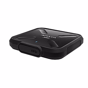 ADATA SD700 External SSD 1TB, Black, Military-Grade,(PX8/IP6X), 3 Years Warranty