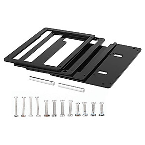 Gerioie Monitor Case, Screen Case, 7 Inch Full-View for Support Raspberry Pi(Metal Bracket Shell)