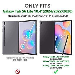 Gerutek [2-Pack Screen Protector for Samsung Galaxy tab S6 lite 10.4 Inch 2024/2022/2020(SM-P620/P625/P613/P619/P615/P610)[Ultra Clear] [Anti Scratch] for Galaxy Tab S6 Lite Tempered Glass Film