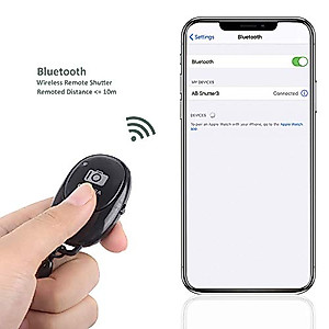 Selfie Tripod Stand Aluminum Alloy with Bluetooth Remote for iPhone