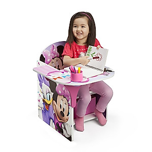 Delta Children Chair Desk With Storage Bin, Disney Minnie Mouse