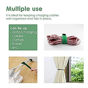 plantactic Garden Tie Green Tape, Plant Supports, Gentle On Plants (32.8ft ×1/2 inch, 1 roll, Green)