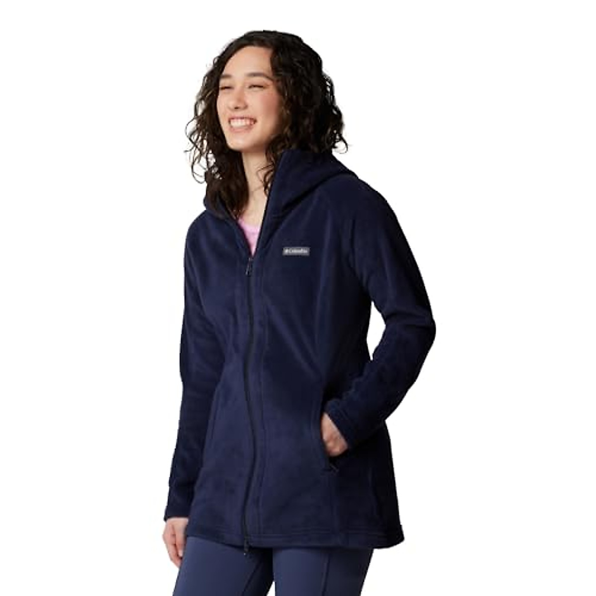 Columbia Women's Benton Springs II Long Hoodie, Dark Nocturnal, Large