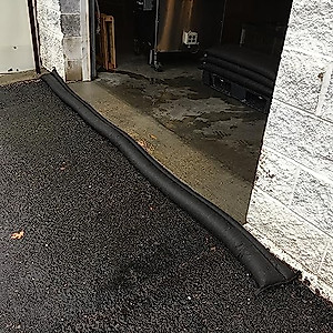 Quick Dam Grab & Go Flood Kit includes 5- 10ft Flood Barriers in Bucket