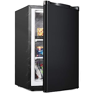 ADT Mini Freezer for Compact Space Small Freezer (Black, 3.0 Cubic Feet)