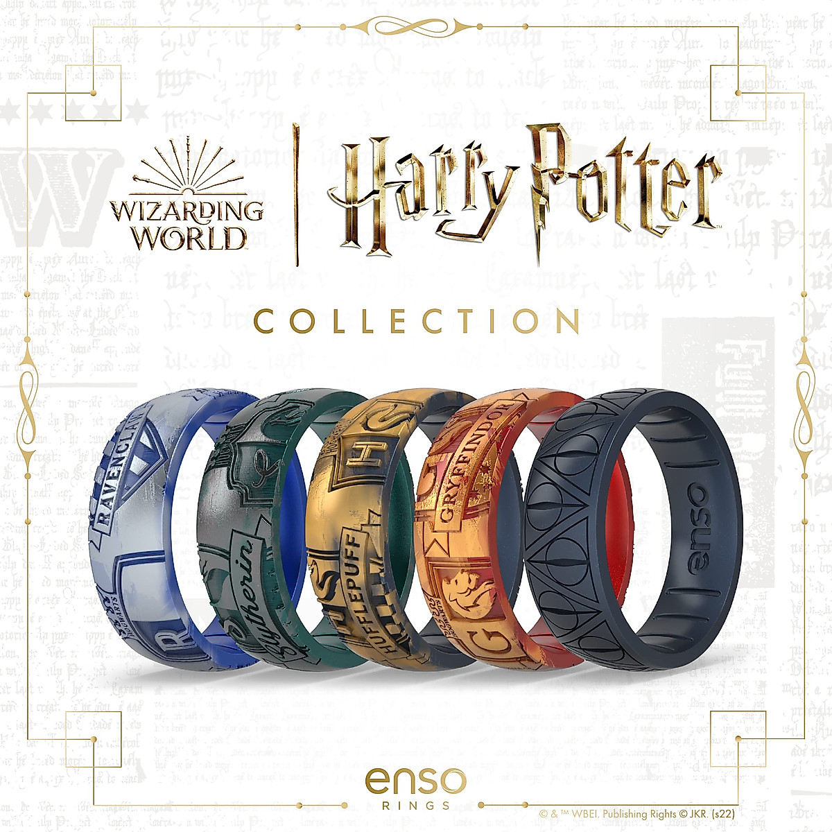 Enso Rings Wizarding World of Harry Potter Collection - Comfortable Silicone Rings - Gryffindor - 8